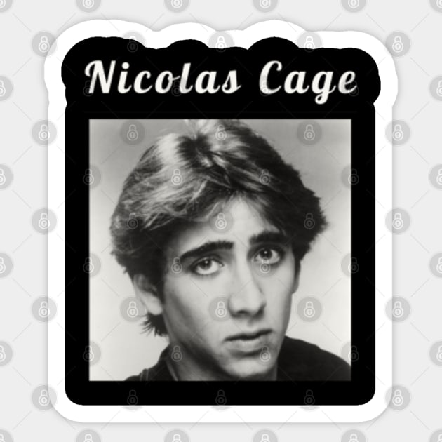 Nicolas Cage / 1964 - Nicolas Cage - Sticker | TeePublic
